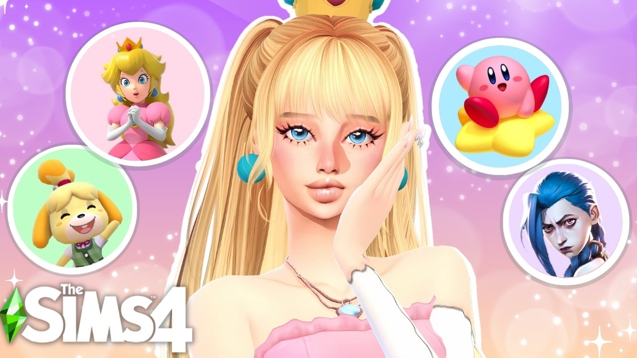 RECREATING ICONIC GAME CHARACTERS IN THE SIMS! | The Sims 4 - YouTube