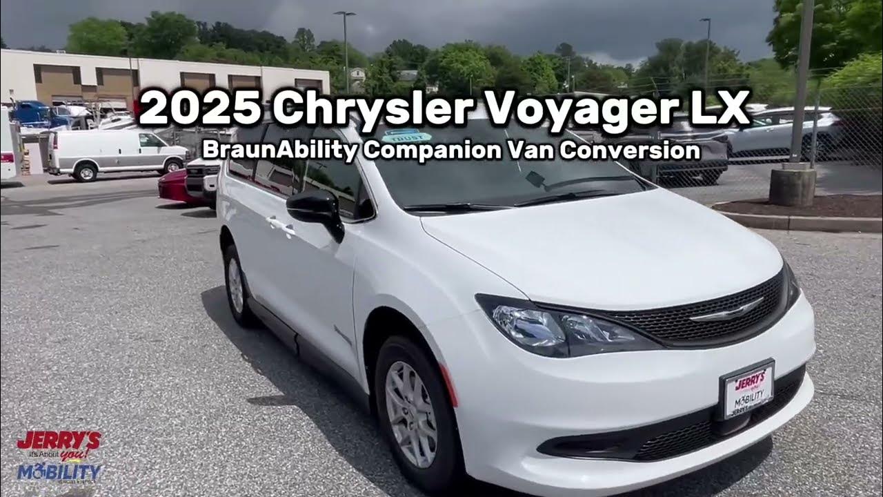 2025 Chrysler Voyager LX BraunAbility Companion Van Conversion - YouTube