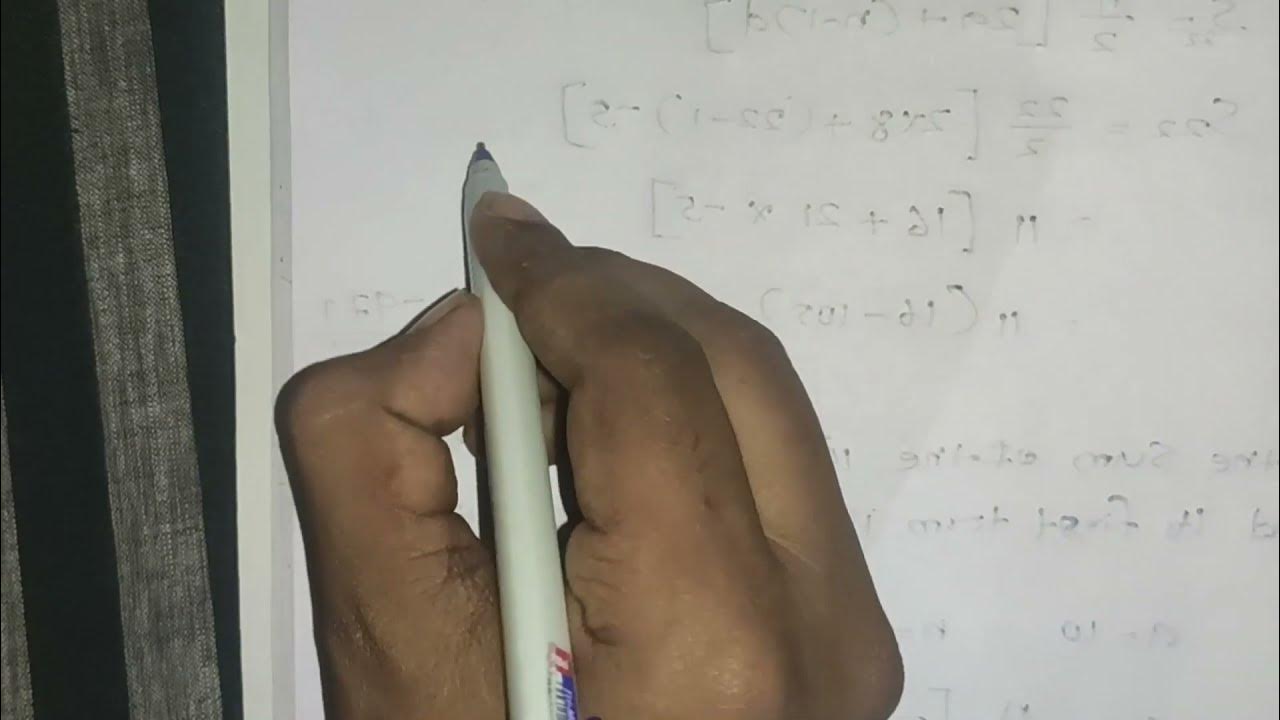 CHAPTER 3 | PART 3 |Arithmetic Progressions| Basic Numerical Methods | III Sem B.com/BBA - YouTube