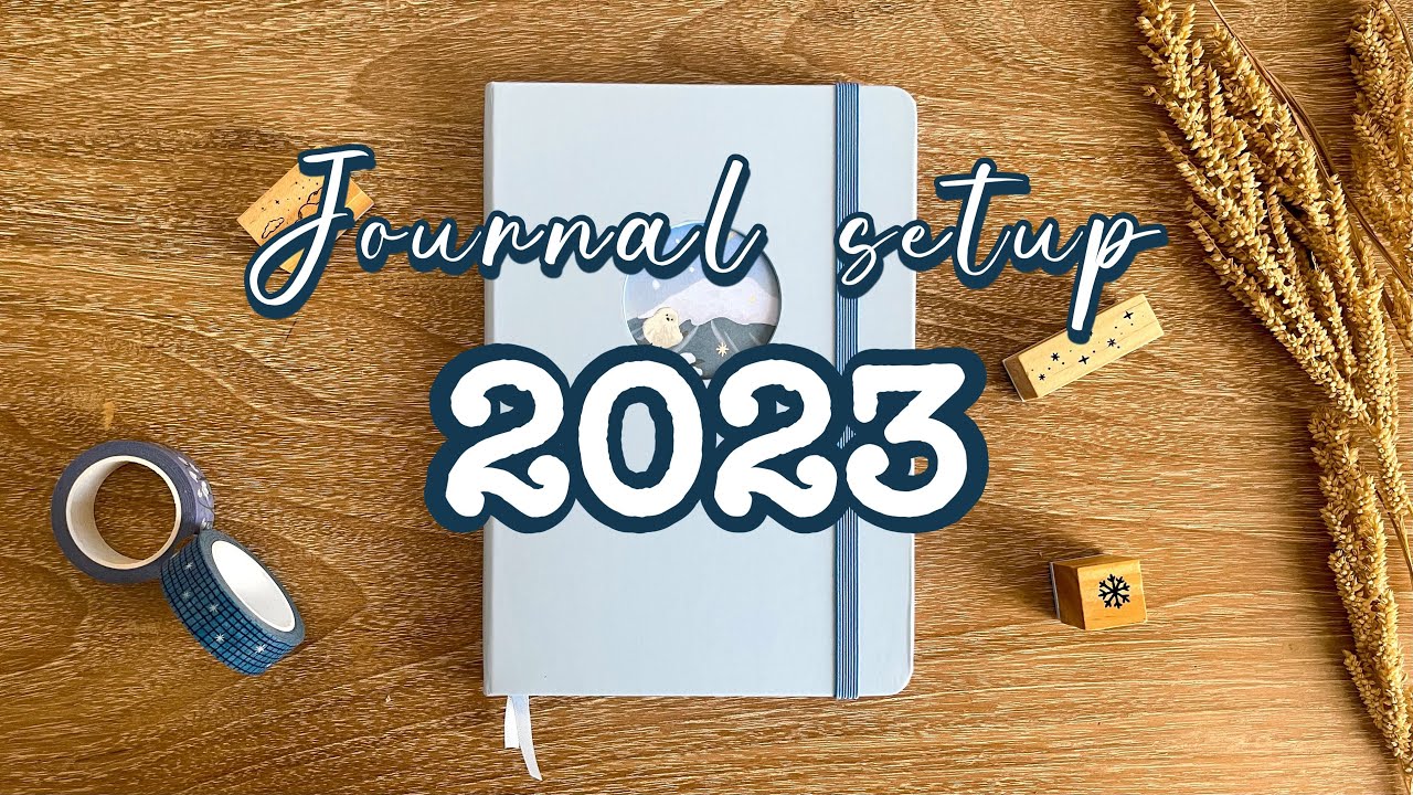 Starting a new journal in 2023 ⛅️ simple journal / diary setup - YouTube