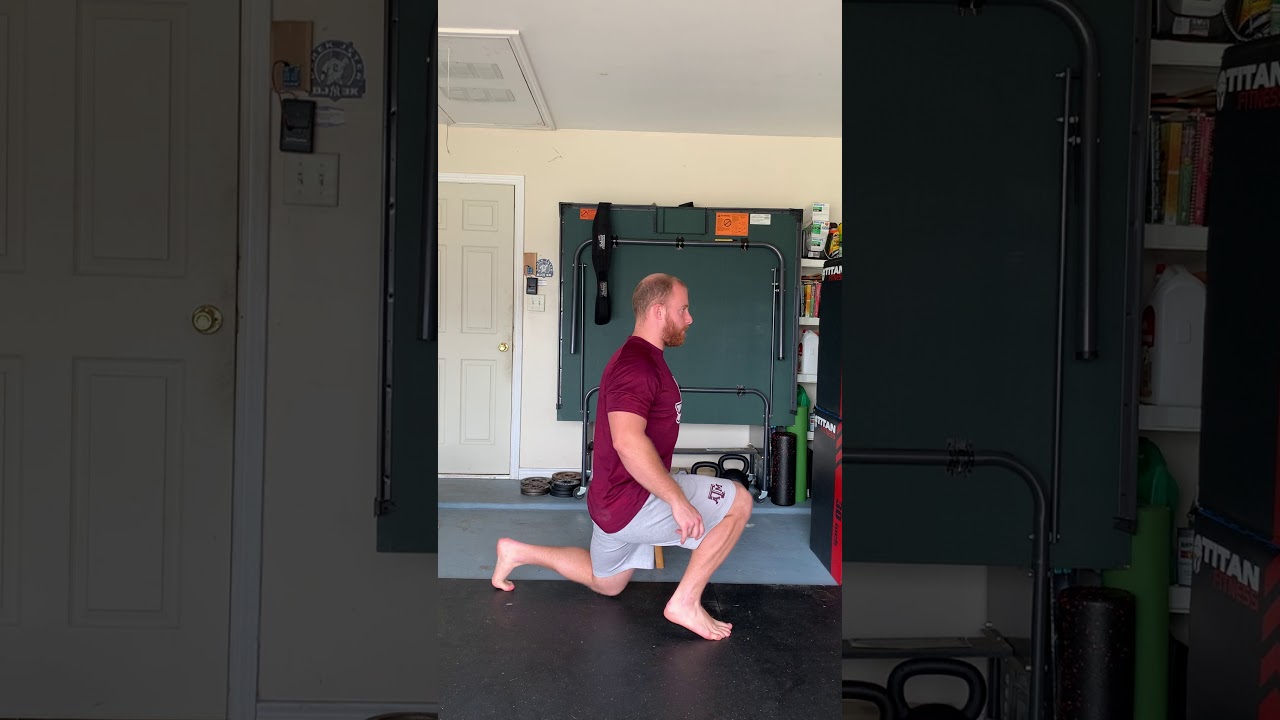 Front Heel Elevated Split Squat - YouTube