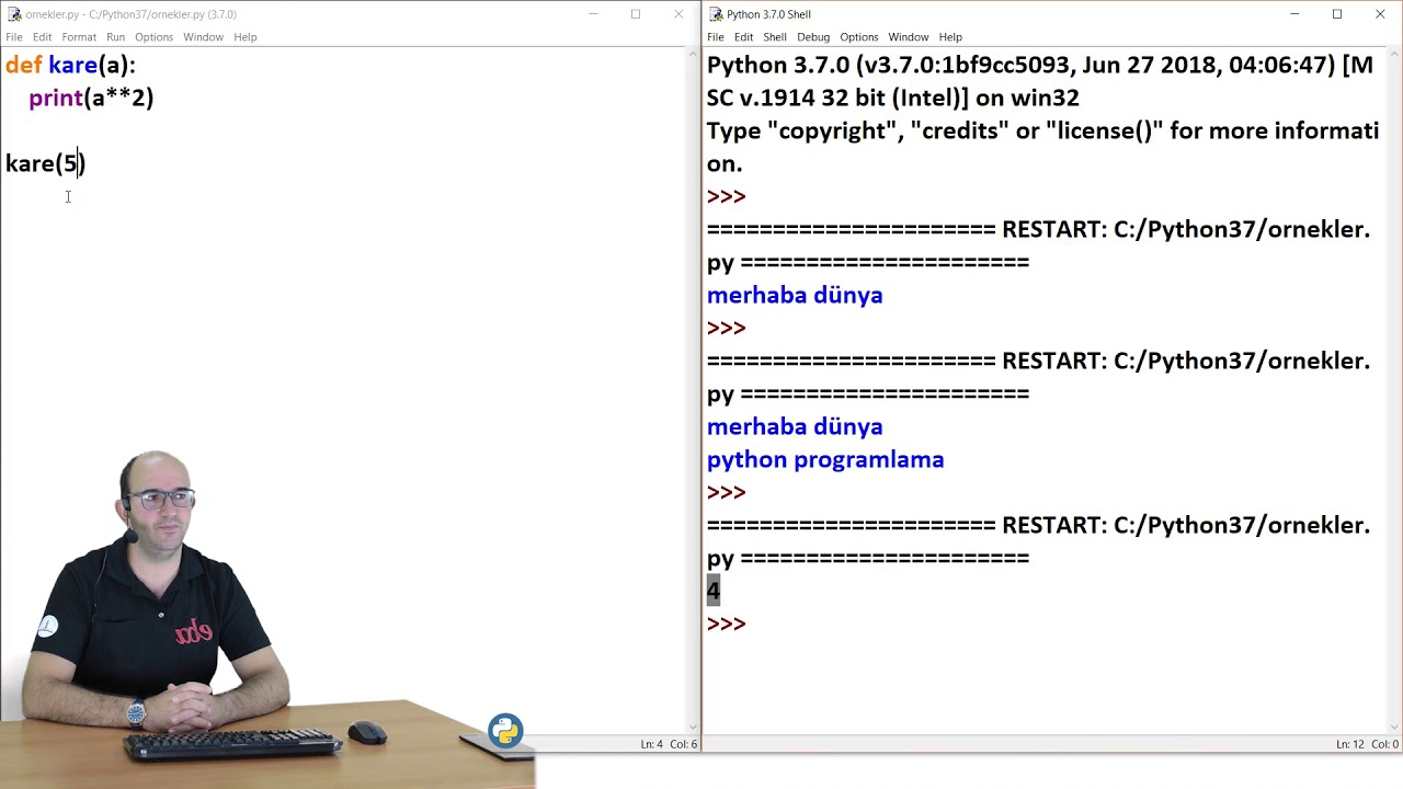 13 Python Fonksiyonlar 1 Youtube