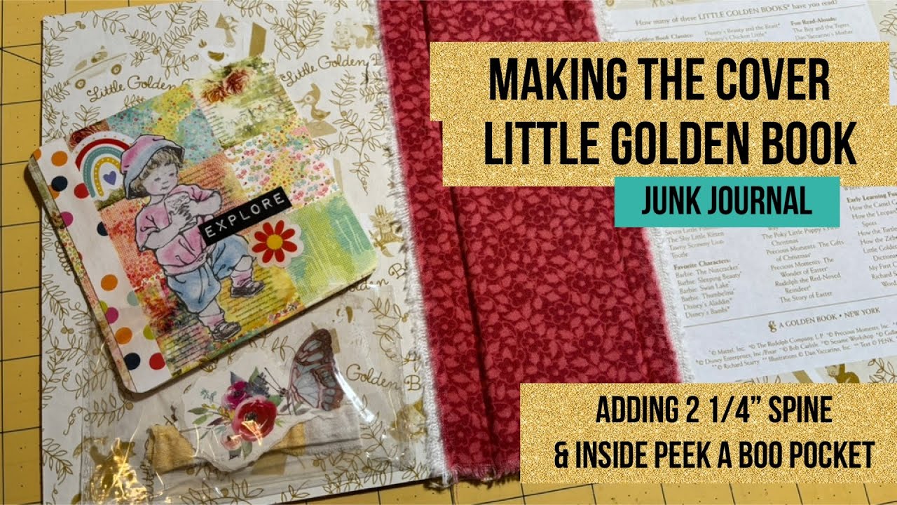 Making COVER for Little Golden Book with special “GOLDEN SPINE” intact ...