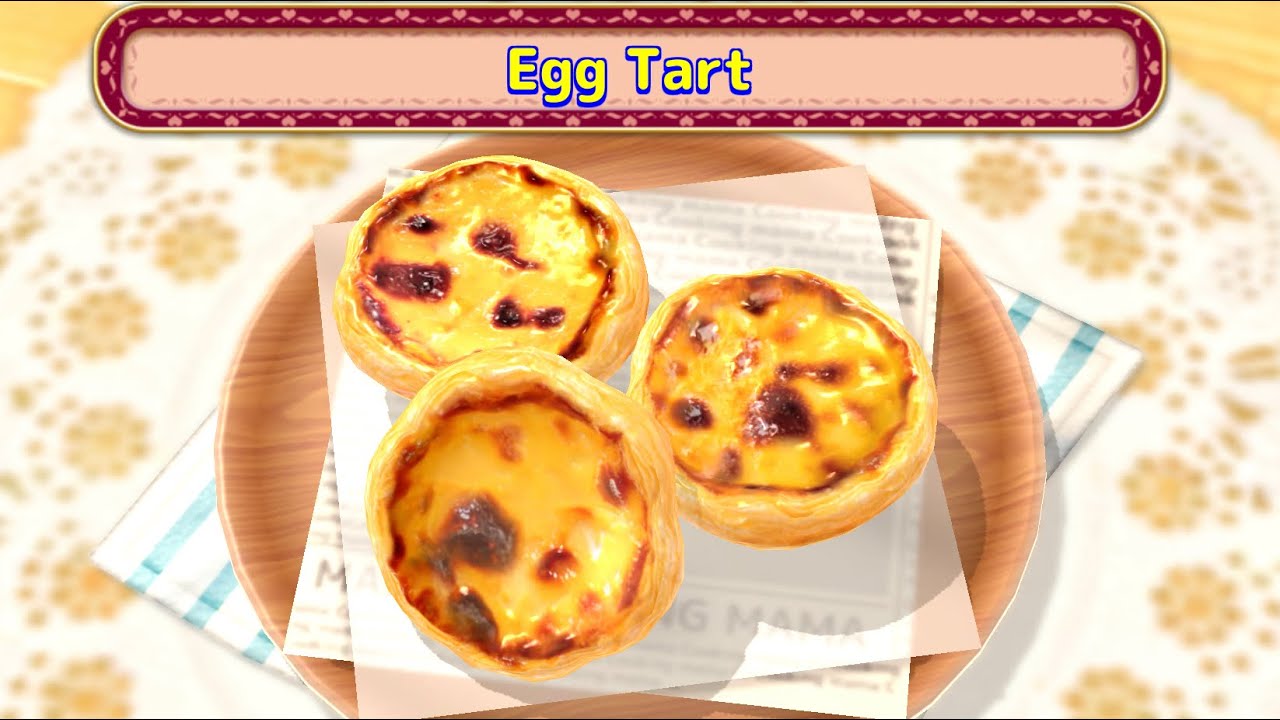 Cooking Mama Cuisine | Egg Tart - YouTube