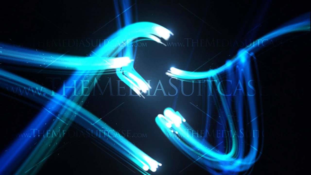 Light Streaks Background Loop - Glowing Blue - YouTube