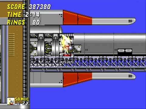 Sonic the Hedgehog 2: Part 10: Wing Fortress Zone (Super Sonic & "Tails ...
