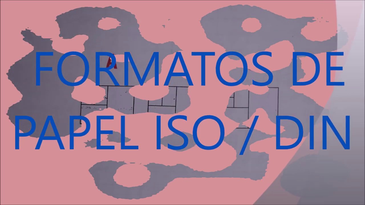 FORMATO DE PAPEL ISO / DIN. Tutoriales de Arquitectura. - YouTube