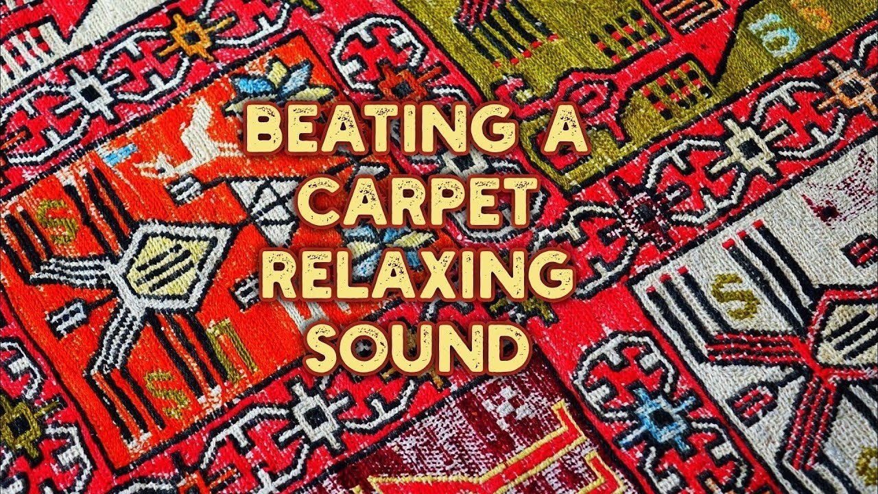 Beating A Carpet | Relaxing Sound | Black Screen - YouTube