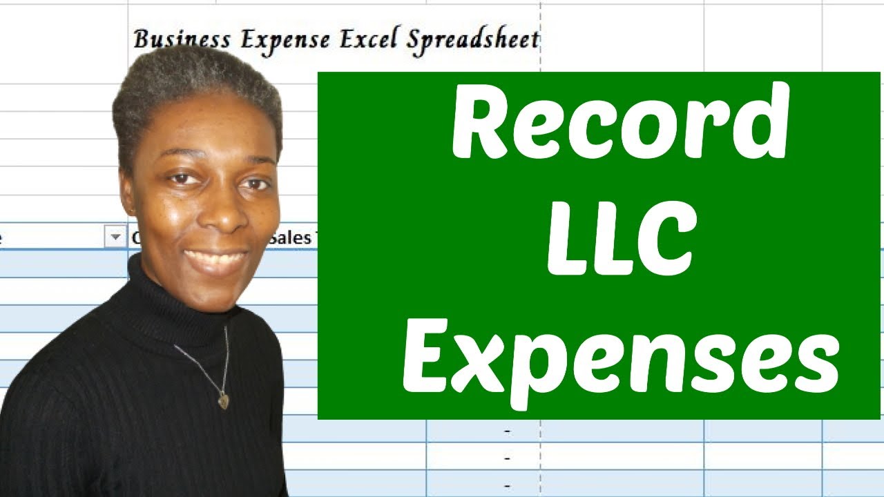 Business Expense Excel Spreadsheet-LLC - YouTube