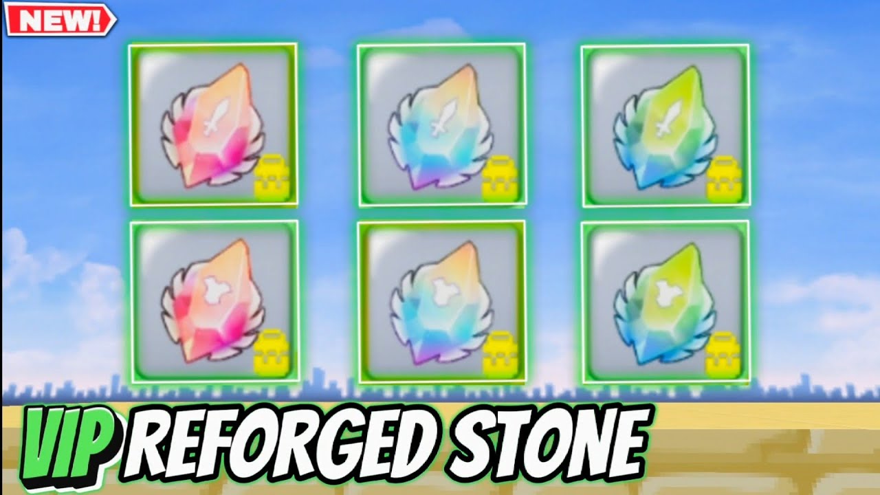 New VIP *REFORGED STONES* In Skyblock! Blockman Go - YouTube