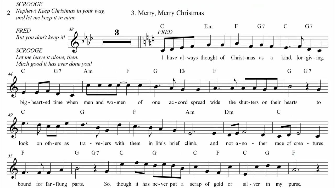 3. Merry, Merry Christmas! (Fred, Bob & Scrooge) DEMO from A Christmas ...