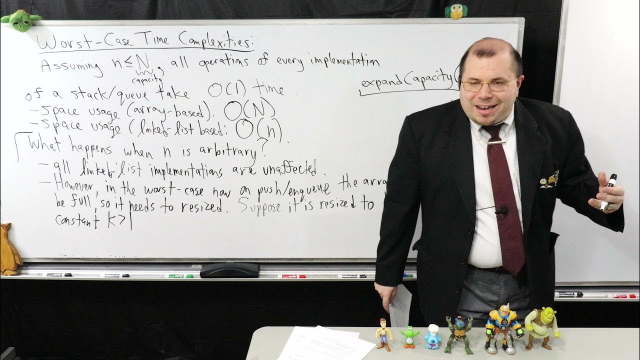 W2022 CS 210 Lecture 11 (Stack and Queue Time Complexities (Performance), Sorting, Quick Sort ...