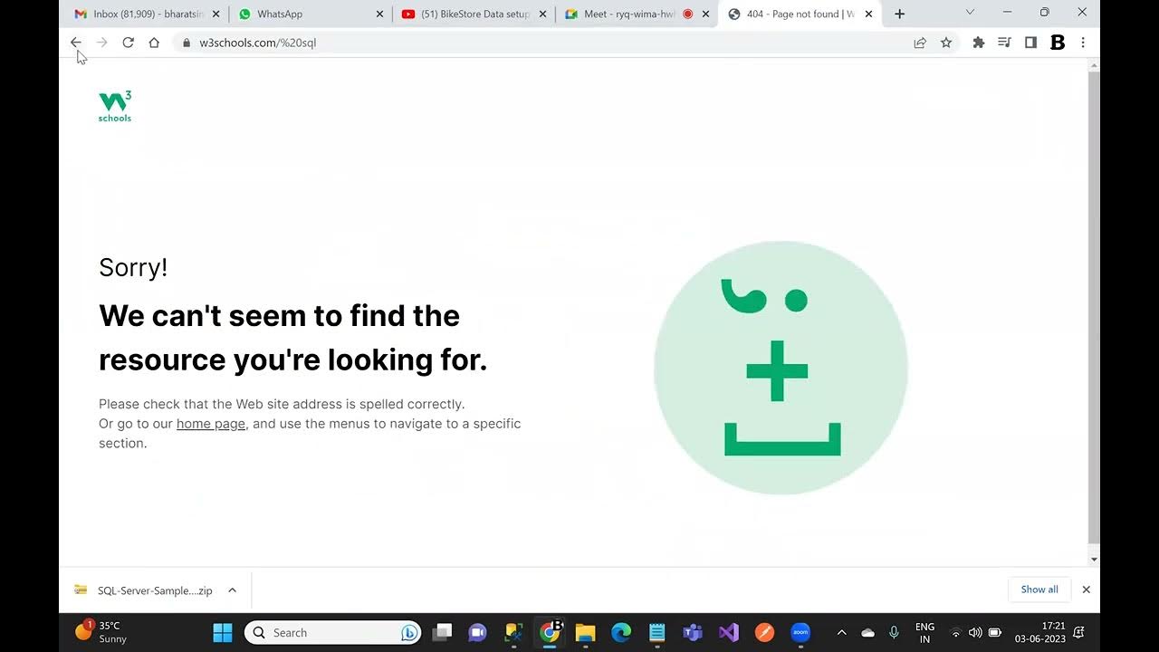 1) Sql Data Setup and Basic SQL Commands - YouTube
