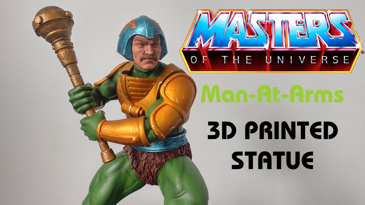 Making a custom statue of Man-At-Arms from Masters of the Universe - 3D ...