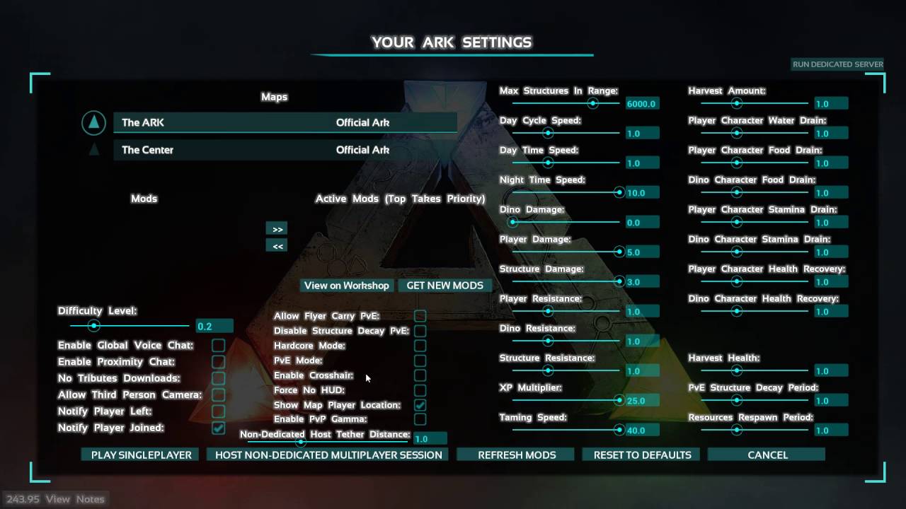 How To Enable Crosshair In ARK Survival Evolved - YouTube