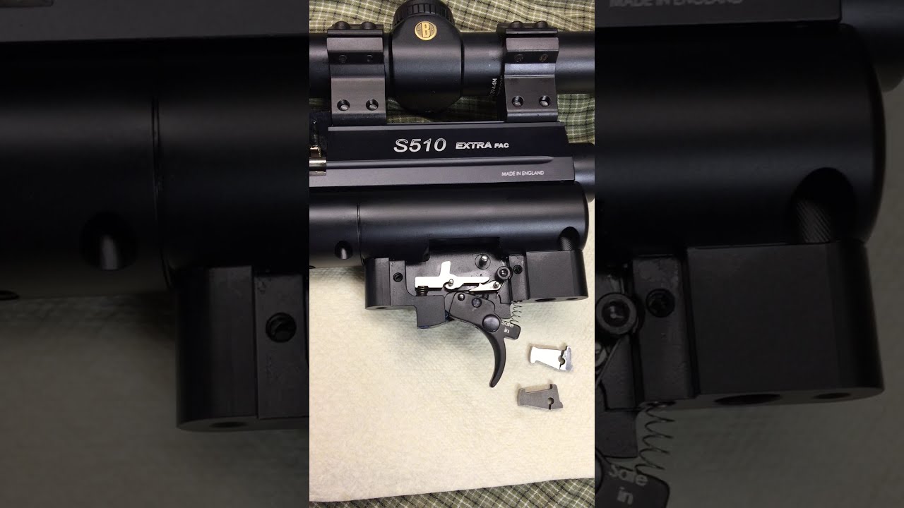 Air Arms S510 - Broken Top Sear Replacement, trigger housing - YouTube