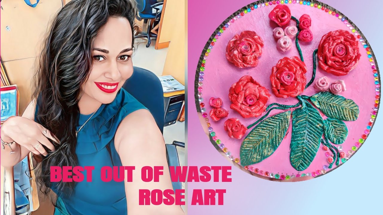 Wall Hanging ,Best out of waste, Made from waste cake base | DIY | wall ...