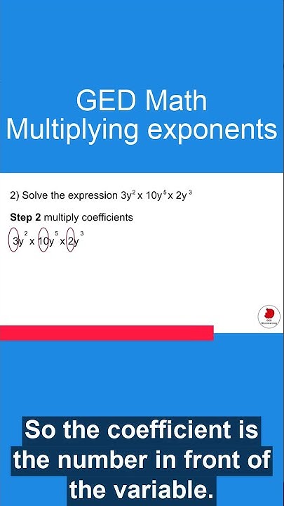 GED Math multiplying exponents #shorts - YouTube