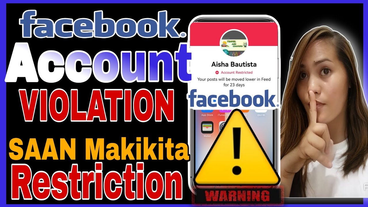 Account Restriction and violation on Facebook/Saan makikita ang ...