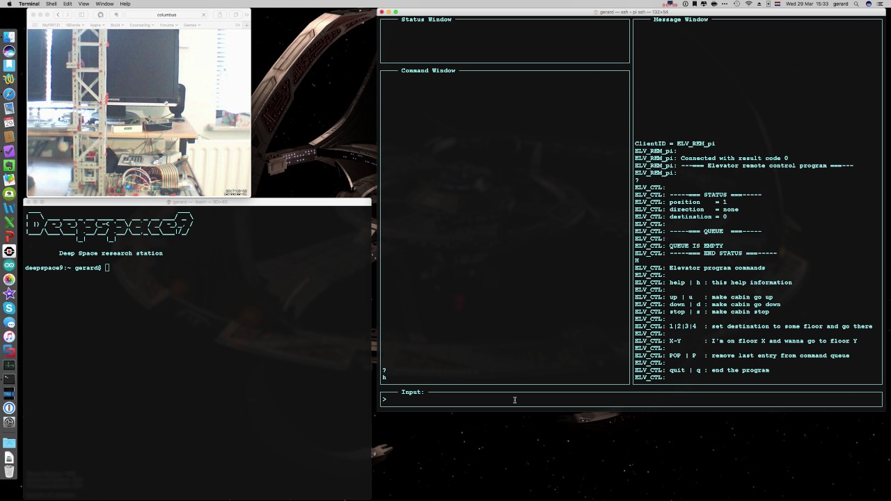 Raspberry Pi controlled Elevator - YouTube