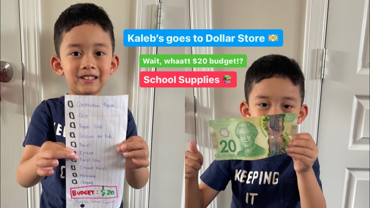 Kaleb’s Day Out | Dollorama-School Supplies Haul | August 4, 2024 - YouTube