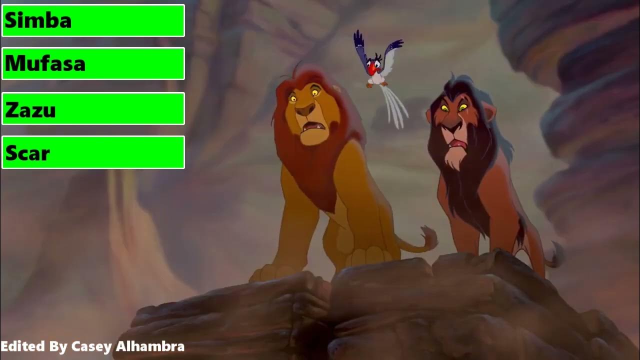 The Lion King (1994) Wildebeest Stampede with healthbars (OLD VERSION) - YouTube