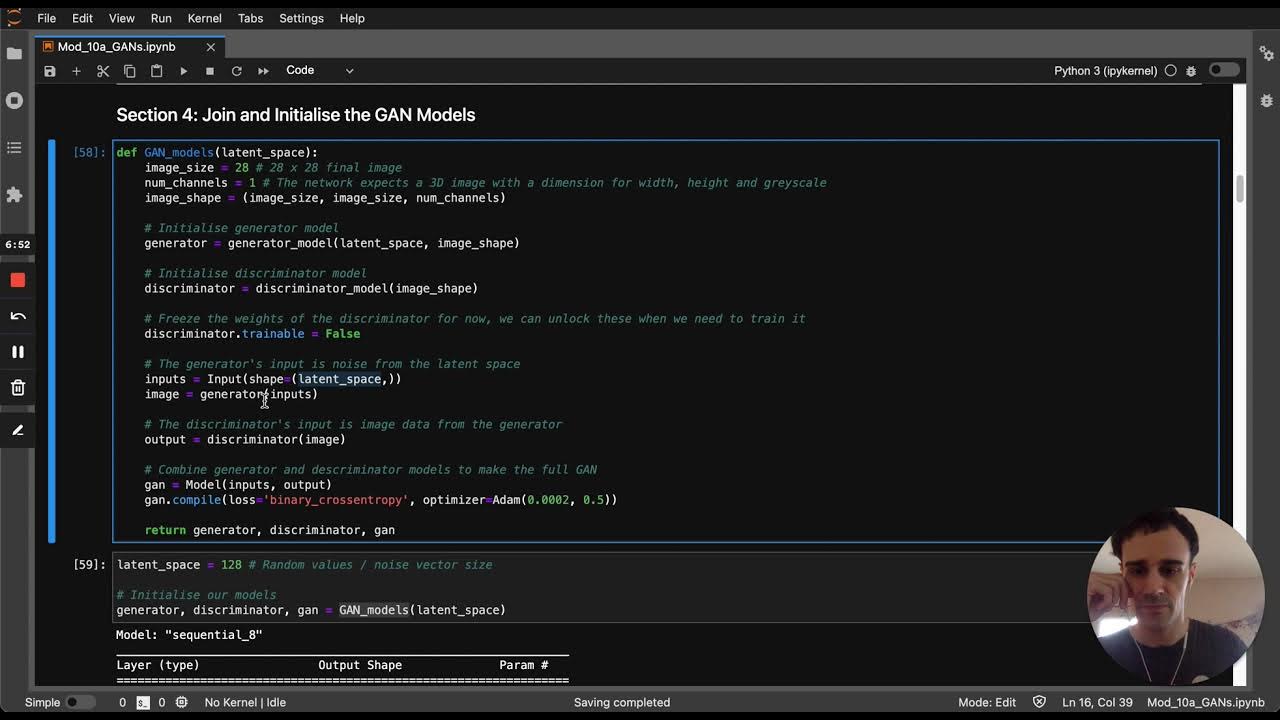 Generative Adversarial Networks - Handwritten Digits Example - YouTube