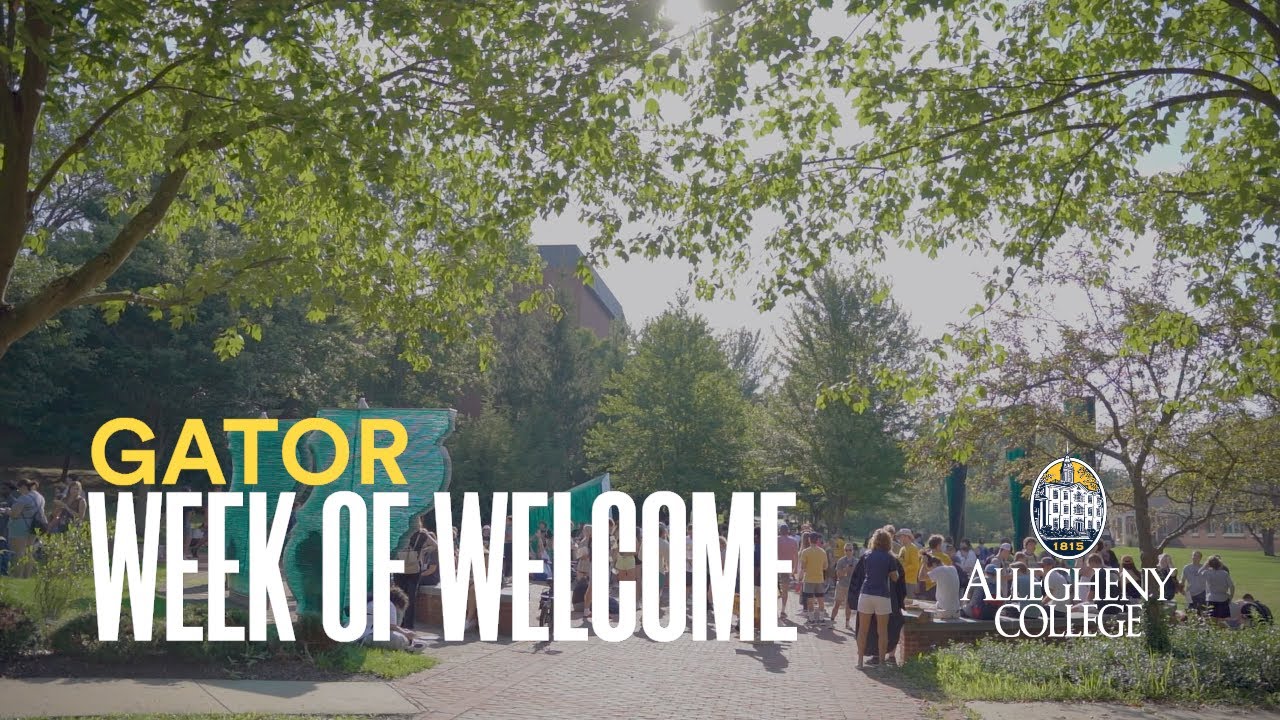 2022 Gator Week of Welcome -- Allegheny College - YouTube