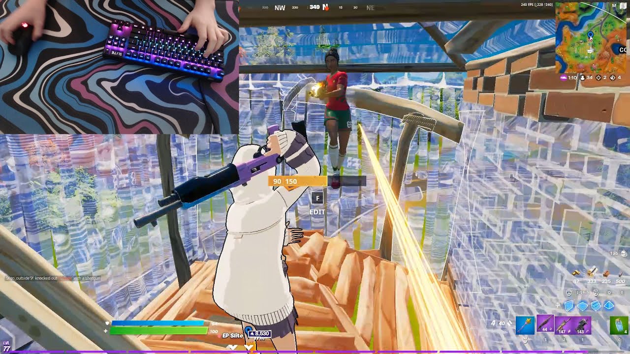 W-KEYING solo arena EASILY 🥱🏆 (Apex Pro TKL | G Pro Wireless HANDCAM ...