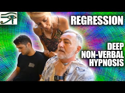 Deep hypnotic state & regression with 2 subjects / Non-verbal hypnosis masterclass - YouTube