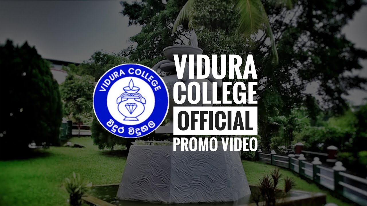 Vidura College Official Video 2019 - YouTube