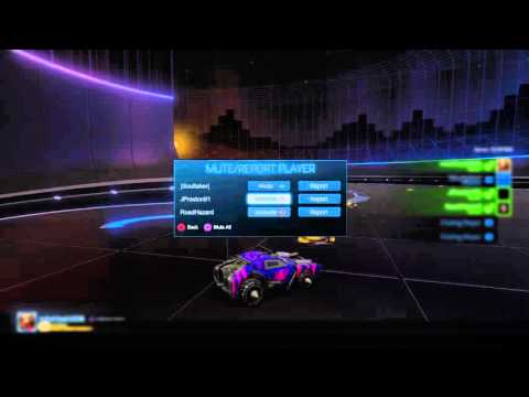 Rocket League (PS4) Mute/report menu bug after patch 1.11 - YouTube