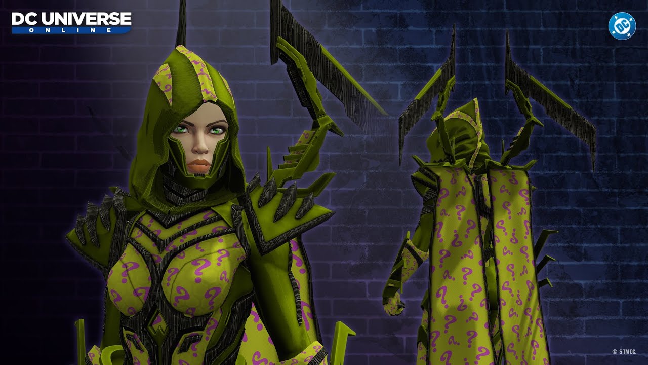 Riddle Bot Chroma Pack Material DCUO - YouTube