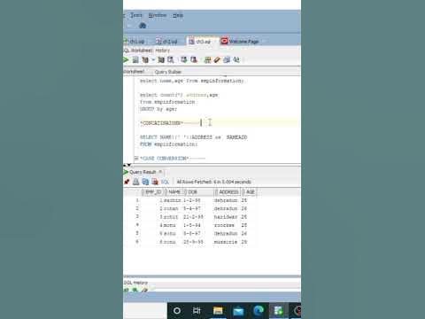Oracle sql #sqlcourse #sql #subscribetomychannel - YouTube