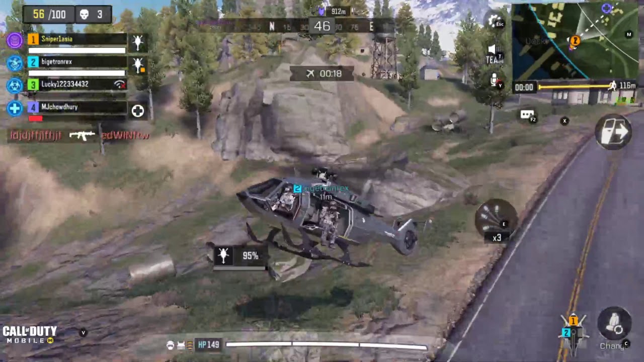 COD Battle Royale with helicopter - YouTube