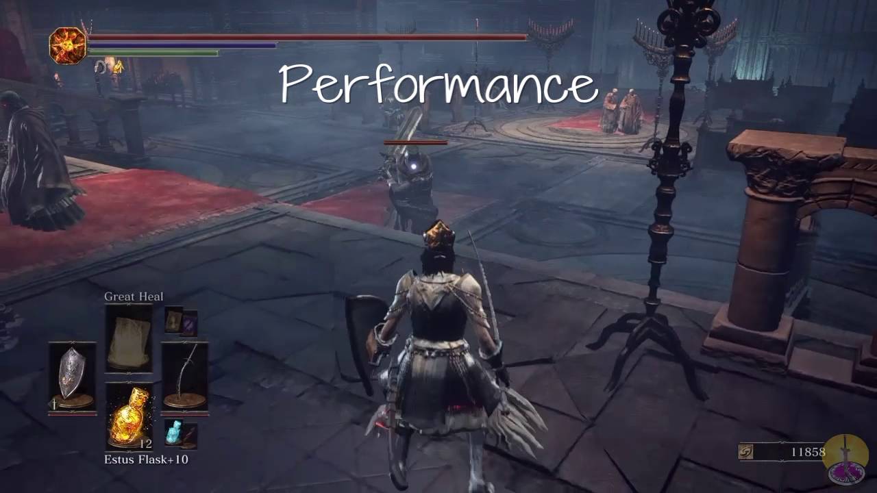 Dark Souls 3 Pontiff Knight Curved Sword review/showcase - YouTube