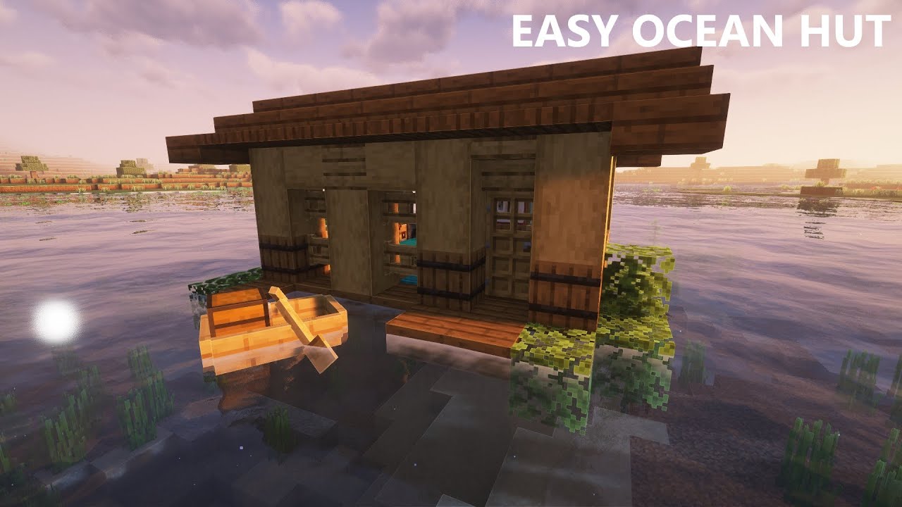 Minecraft | How To Build Ocean House | Tutorial - YouTube
