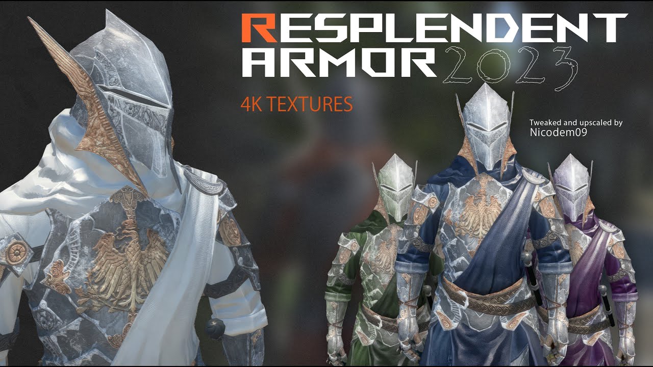 Resplendent Armor Retexture 2K - 4K - YouTube
