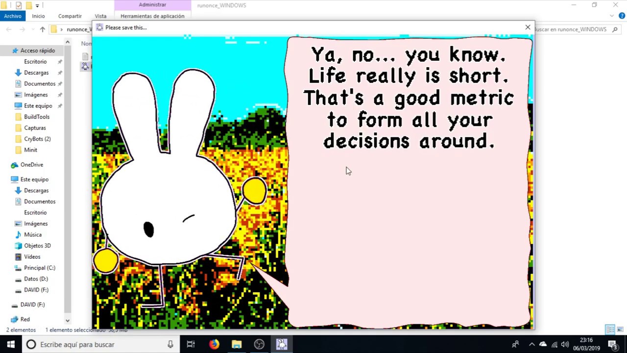 "RUNONCE (remember_me)" - FULL GAMEPLAY (W/ COMMENTS) - YouTube