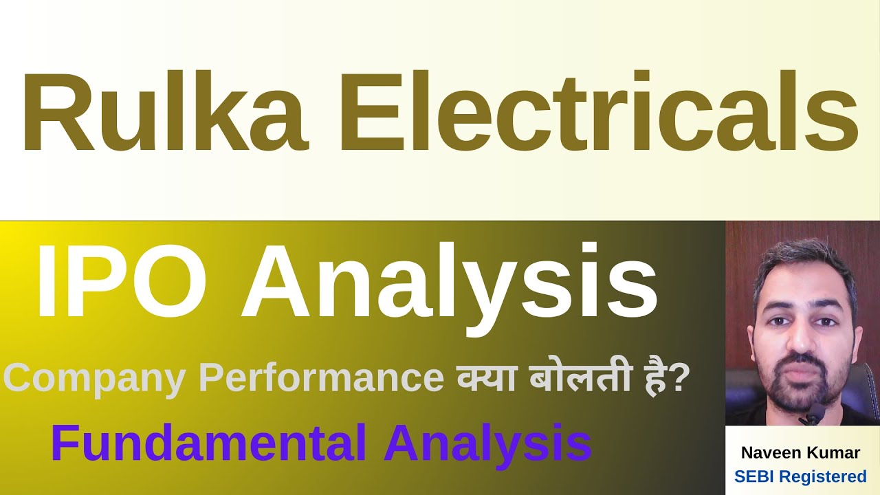 Rulka Electricals Limited IPO | Rulka IPO | GMP | Review | Analysis ...