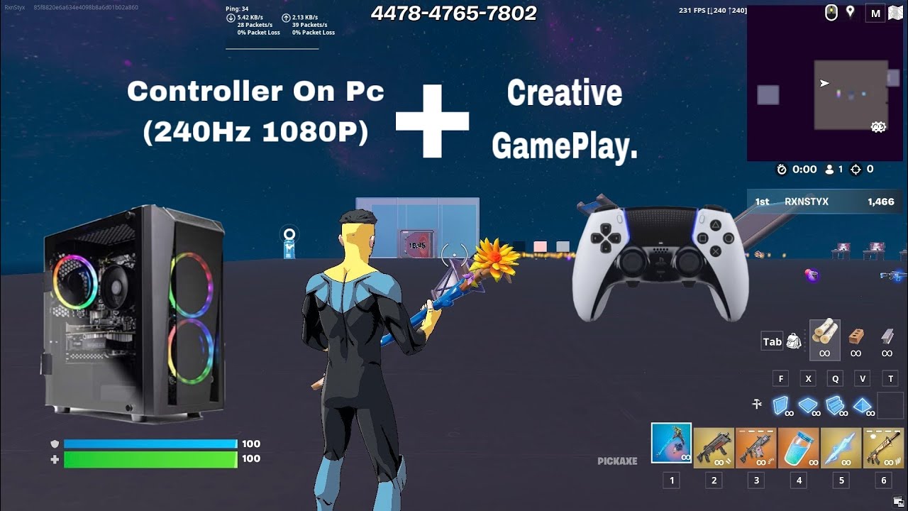 Best Controller Settings For Chapter 5 Season 2 + PS5 Controller On Pc ...