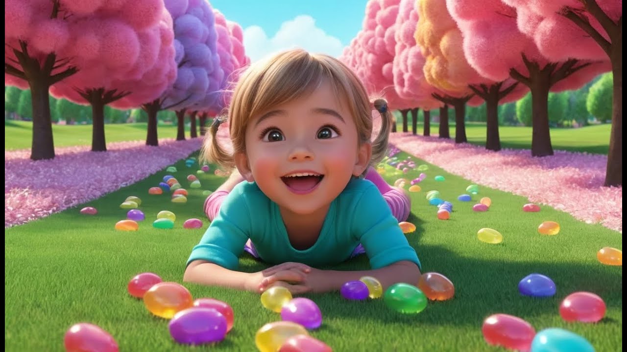 Splish Splash Sparkle Like a Jellybean | Fun Water Play Song for Kids ...