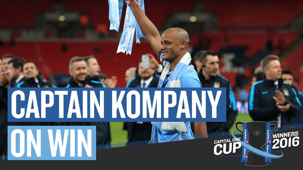 A PROUD CAPTAIN! | Kompany Interview | Capital One Cup Final - YouTube