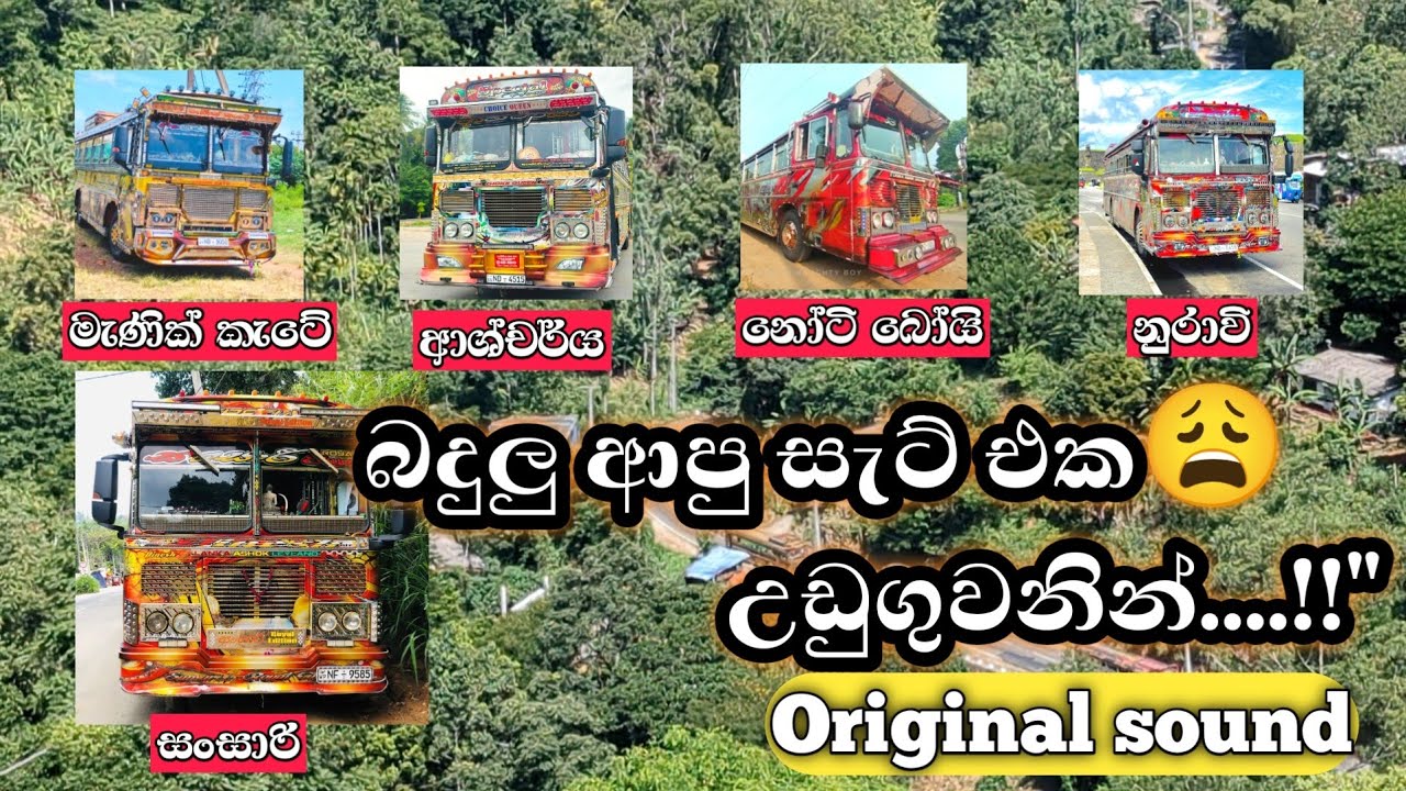 Five modified bus😨| Way to Colombo to Badulla | බදුලු ආපු බස් පහ😩 ️ ...