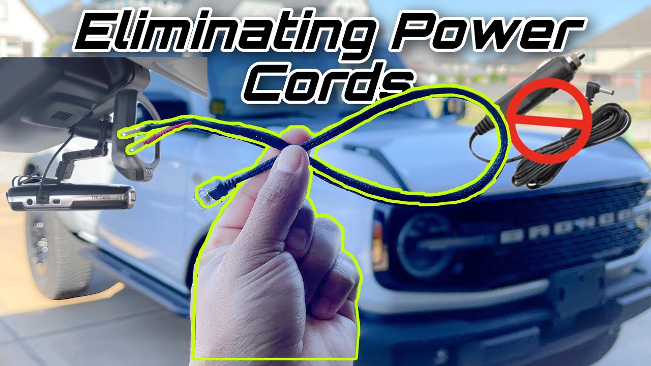 ELIMINATE ALL POWER CORDS ON THE 2021/22 FORD BRONCO. Hardwire Radar ...