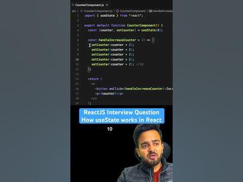 How useState works in ReactJS #reactjs #javascript - YouTube