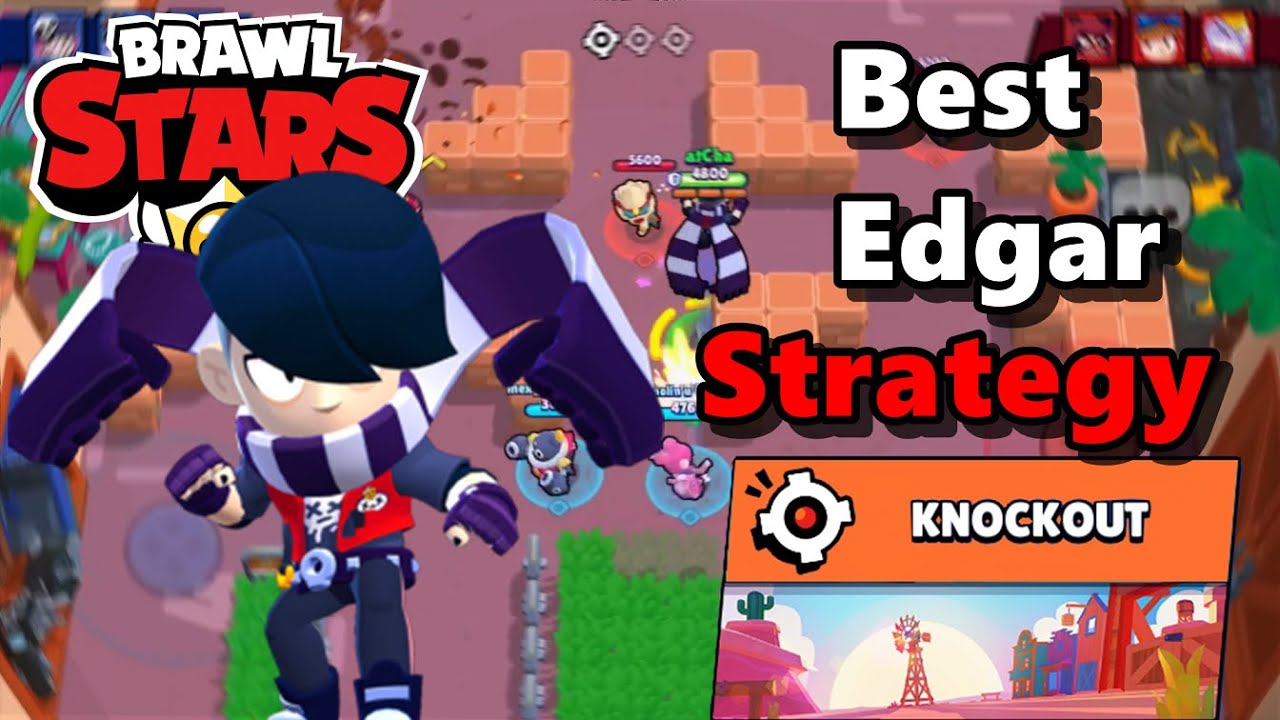 The Best Edgar Strategy for Knockout in Brawl Stars - YouTube