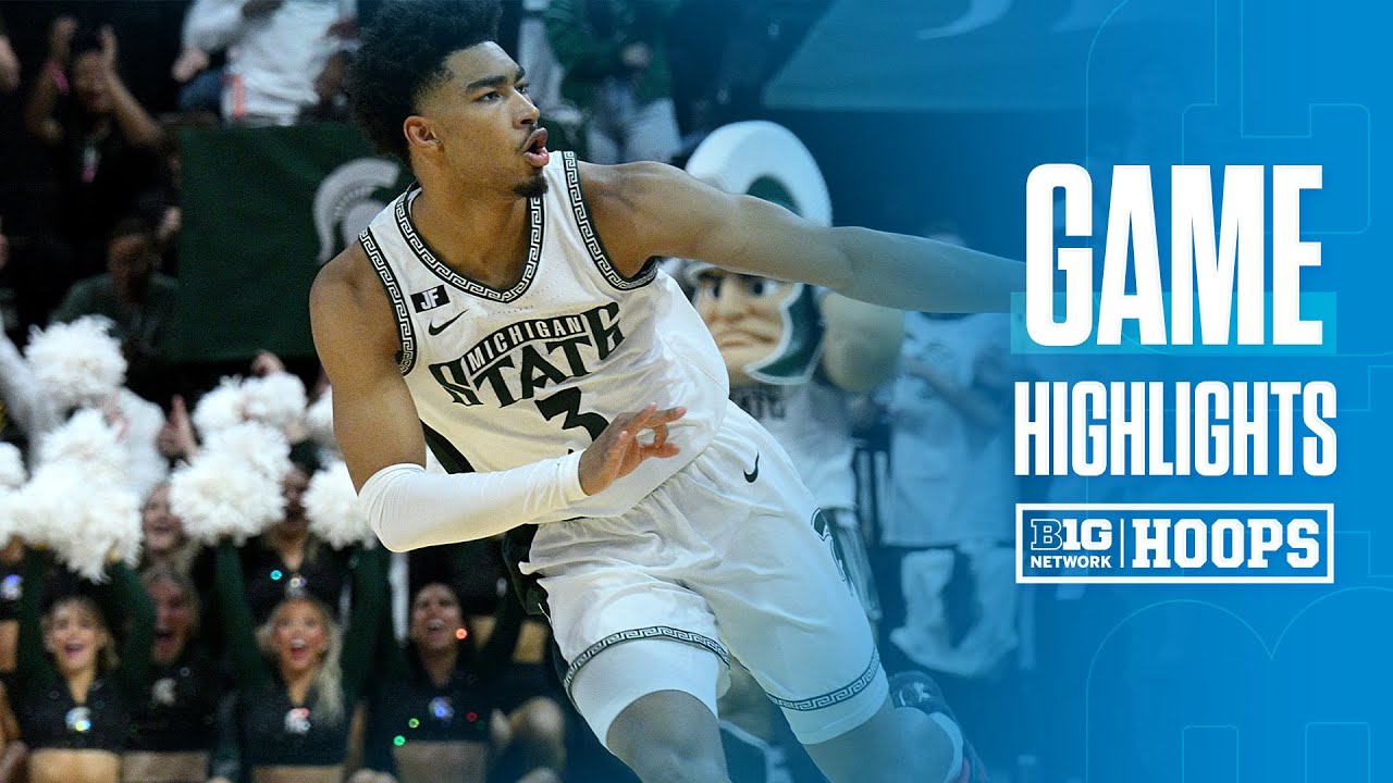 Wisconsin at Michigan State | HIGHLIGHTS | Big Ten Basketball | 03/02 ...