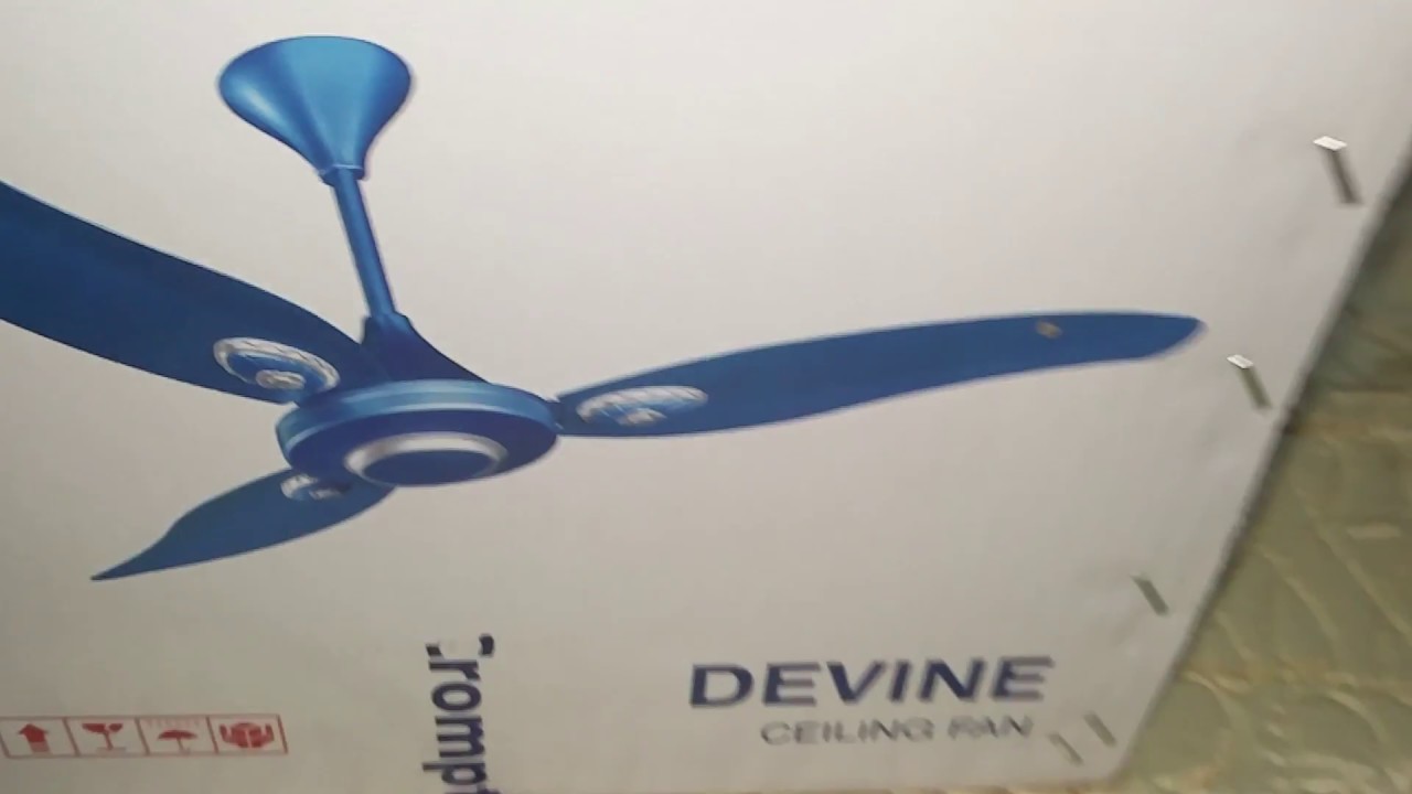 Unboxing video of Crompton Devine 1200mm Metallic Ceiling Fan (Roast ...