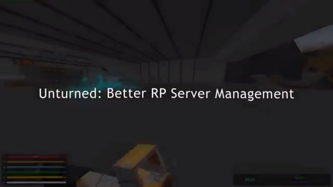 Unturned: Better RP Server Management | A Gaming Guide - YouTube